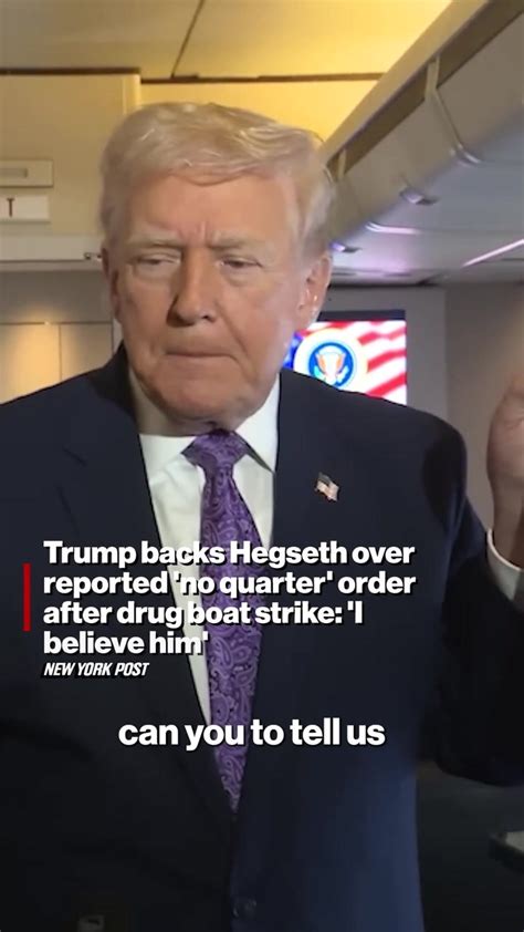 Us Admiral Ordered Strike On Drug Boat Survivors White House Says