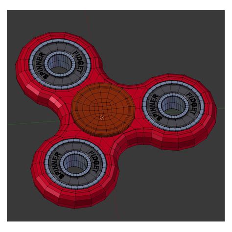 Fidget Spin Spinner Model Turbosquid 1701043