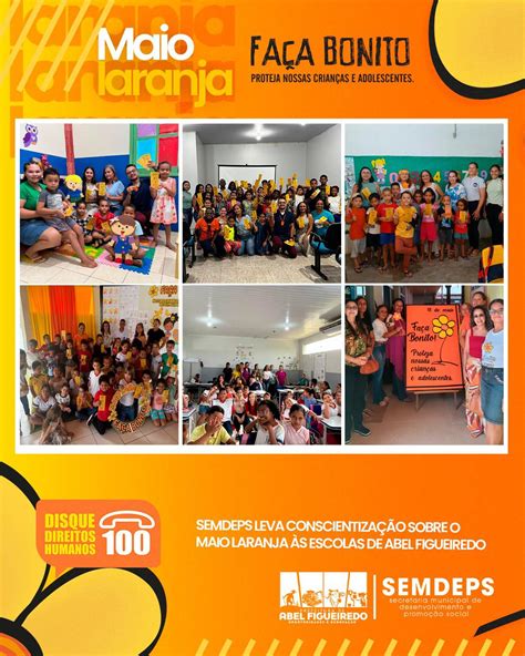 Maio Laranja FaÇa Bonito Proteja Nossas CrianÇas E Adolescentes