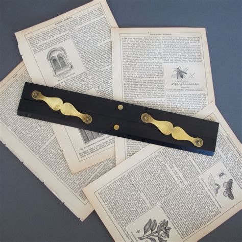Vintage Nautical Map Charting Tool Authentic Parallel Rule From England