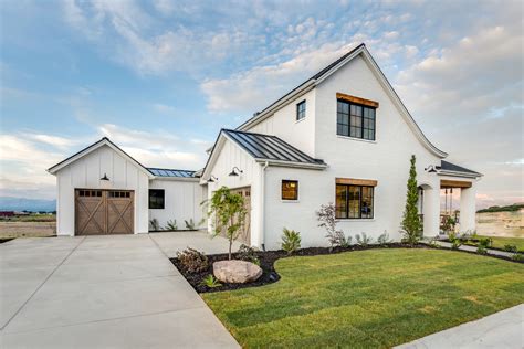 Model Home Herriman Utah 31 Farmhouse Exterior Salt Lake City