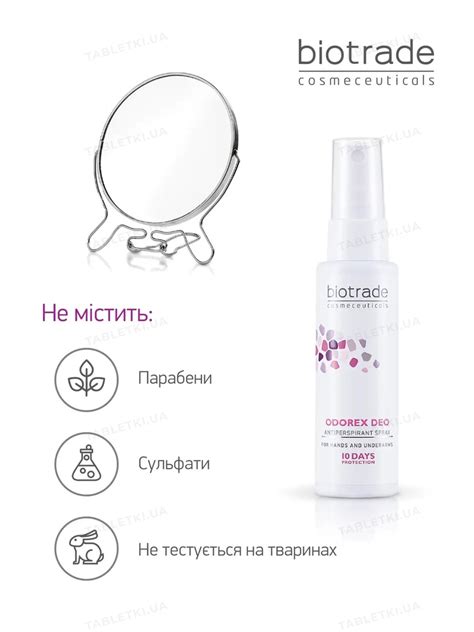 Дезодорант антиперспірант спрей Biotrade Odorex Deo тривалої дії 10