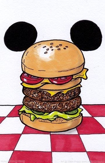 Pin De Trista Meyer En Mickey And Friends Hamburguesas Dibujos Mickey