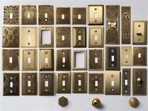 Vintage Brass Light Switch Covers Blending Luxury With History — Residence Supply