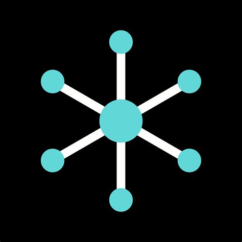 Molecular Structure Vector Icon 17467646 Vector Art At Vecteezy