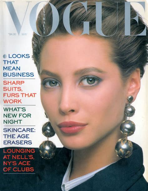Christy Turlington Throughout The Years In Vogue Christy Turlington Christy Vogue Australia