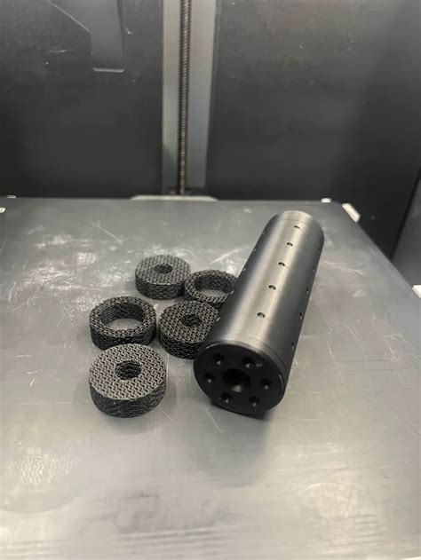 Airsoft Suppressorsilencer 348x120 Mm By Kp Design Makerworld