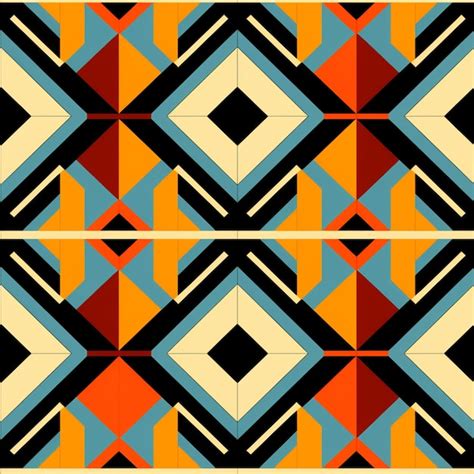 A Close Up Of A Pattern Of Squares And Squares Generative Ai Premium