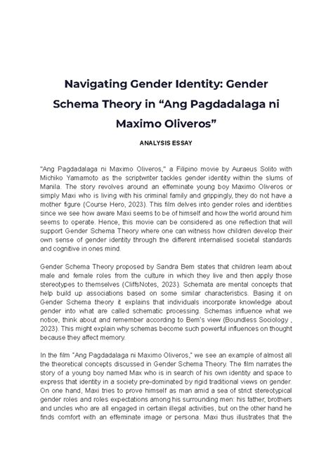 Navigating Gender Identity Galdo Michael John Ged109 A 2023100675 Navigating Gender Identity