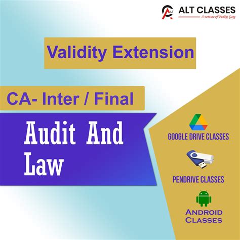 Inter Final Audit Extension Of Classes Alt Classes