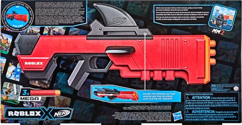 Customer Reviews Nerf Roblox Mm2 Shark Seeker Blaster F2488 Best Buy
