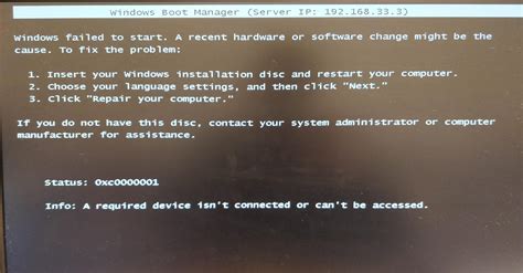 Can T PXE Boot To Lenovo ThinkCentre O S Deployment