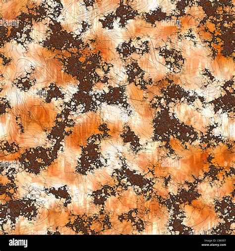 Rust Pattern Seamless Background On Metal Texture Stock Photo Alamy