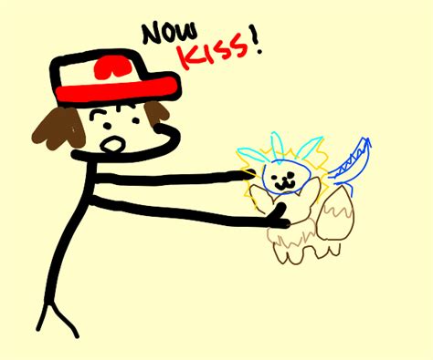 Vaporeon And Flareon Being Cute And Stuff Drawception