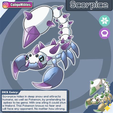 Scorpice The Zodiac Pokemon Scorpion By Caligomilites On Deviantart