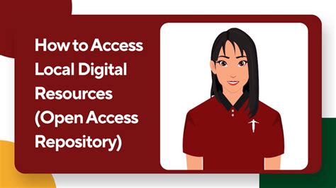 How To Access Local Digital Resources Open Access Repository The