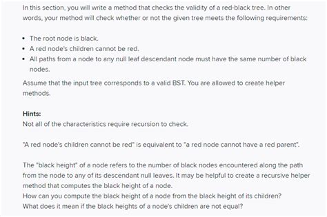In This Section You Will Write A Method That Checks