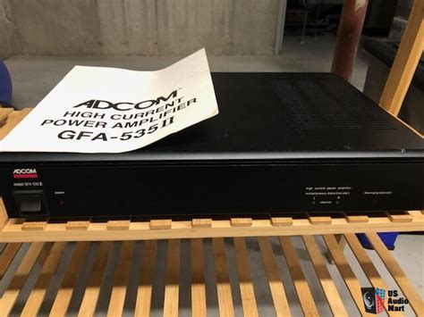Adcom Gfa 535 Ii Amp Adcom Gtp 450 Preamp Tuner With Remote Adcom
