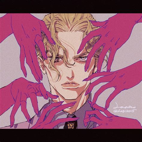 Kira Yoshikage Jojo No Kimyou Na Bouken And 1 More Drawn By Hagiko15 Danbooru