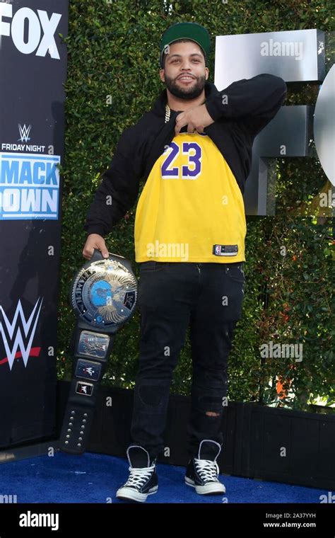 Oshea Jackson Jr At Arrivals For Wwe 20th Anniversary Celebration Smackdown Premiere Staples