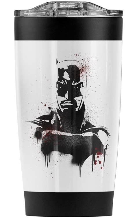 Batman V Superman Batman Spray Stainless Steel Tumbler 20 Oz Coffee