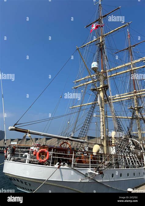 Segelschulschiff Sorlandet Segelschulschiff Sorlandet Im Hafen Von