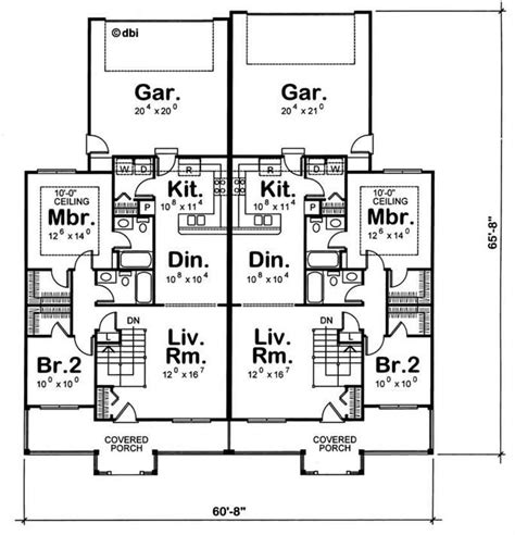 Main Floor Plan For Two Story Apartment