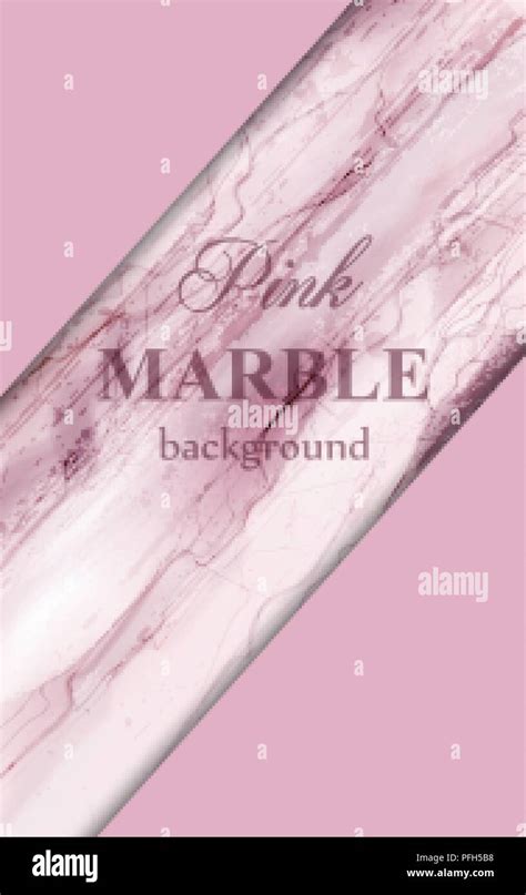 Pink Marble Background Vector Luxury Stone Pattern Textures