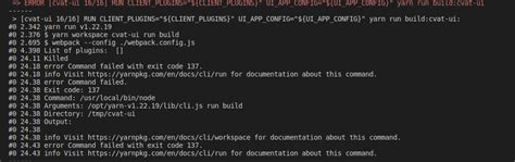 cvat ui fails building · issue 6009 · cvat ai cvat · github