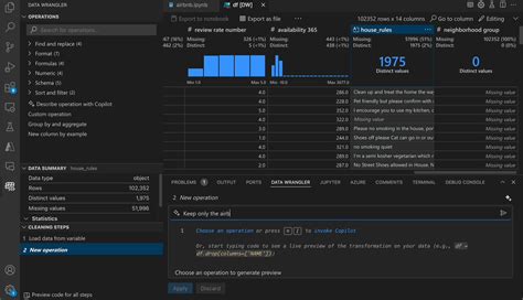 announcing github copilot in data wrangler microsoft for python