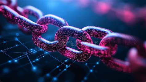 A Colorful Illustration Of Spherical Molecules In Chains Their