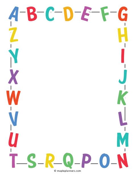 Free Abcs Border Download Free Abcs Border Png Images Free Cliparts On Clipart Library