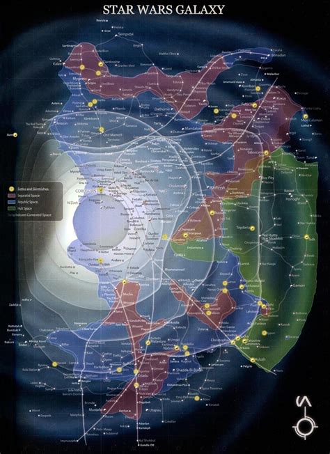Star Wars Map Of The Galaxy Artofit