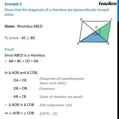Rhombus Diagonals