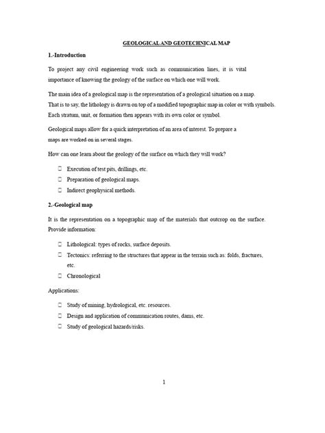 Geological And Geotechnical Map Pdf Geology Geotechnical Engineering