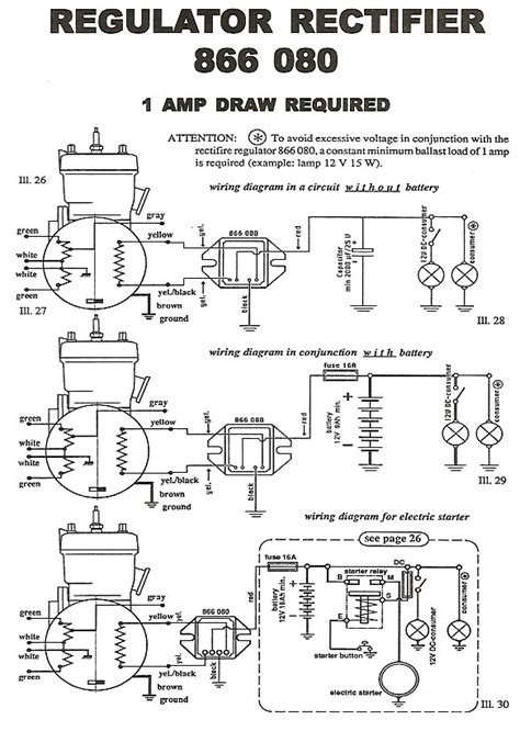 12v Rectifier Regulator Wiring Diagram
