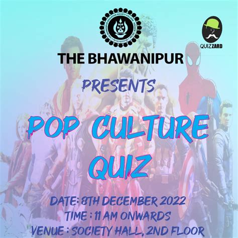 Pop Culture Quiz Besc The Bhawanipur Education Society College