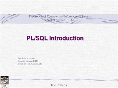 Ppt Plsql Introduction And Examples Powerpoint Presentation Free