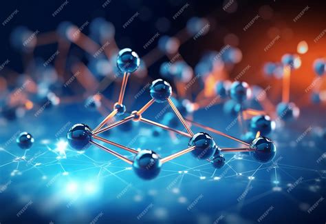 Premium Photo Photo Of Structure Of Molecular Science Molecular Background Design