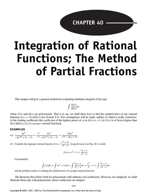 1c 4 Schaums Partial Fractions Pdf Factorization Polynomial