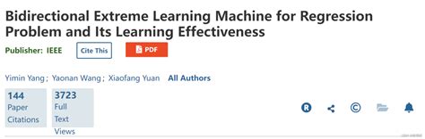 【改进极限学习机】双向极限学习机（b Elm）（matlab代码实现）研学社的技术博客51cto博客
