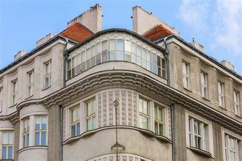 Corner Of The House Of Classical European Architecture Of The Old Cozy Tourist City Background