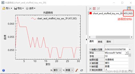 用python绘制高光谱图像的光谱曲线图 光谱曲线图怎么做 csdn博客