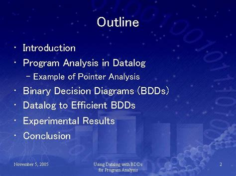 Using Datalog With Binary Decision Diagrams For Program