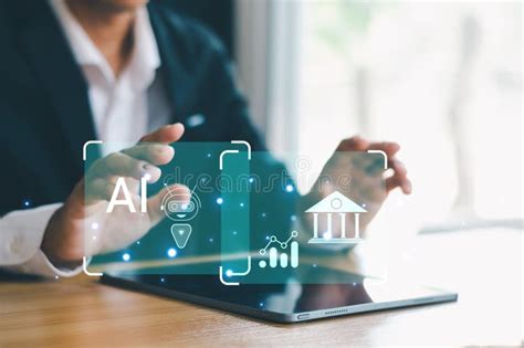 Businessmen Use Ai Technology To Connect With Modern Financial