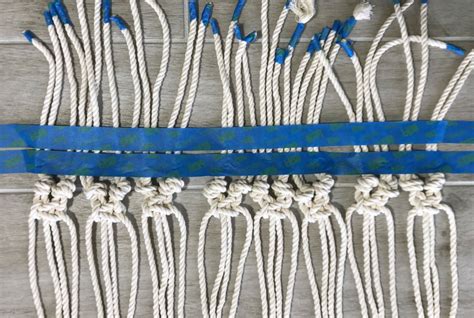 Easy Macrame Table Runner My French Twist