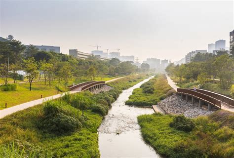 大沙河生态长廊 水波再兴蓝绿盈，深圳记忆再续写 Aecom 谷德设计网 道 川