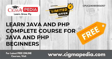 Learn Java And Php Complete Course For Java And Php Beginners Free Udemy Course Cigma Pedia
