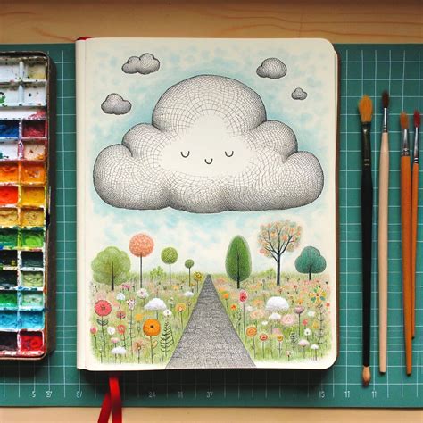 Cloud Drawing Float Into Creative Skies Drawing Ideas