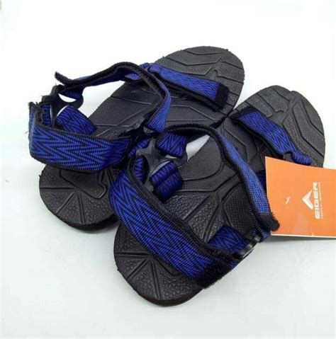 Ukuran 38 Sandal Gunung Eiger Adventure Outdoor Sandal Slop Biru Lazada Indonesia